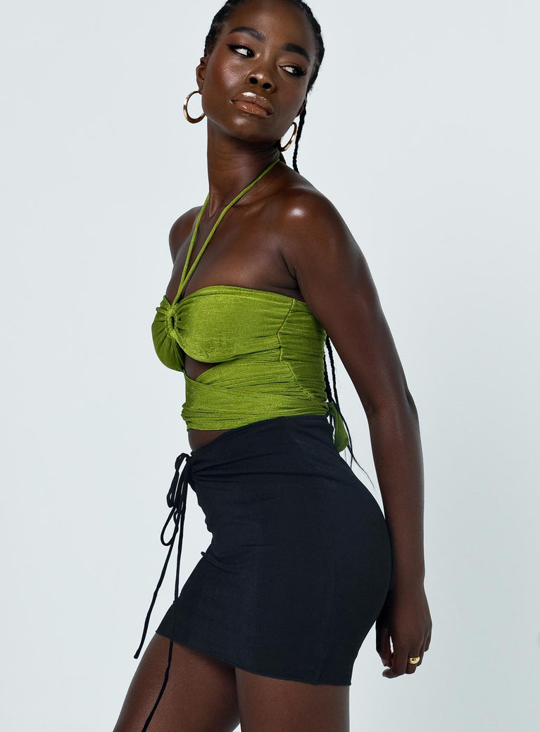 Jester Mini Skirt Black | Princess Polly USA