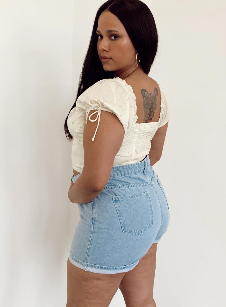 Allyson Top Yellow Curve | Princess Polly USA