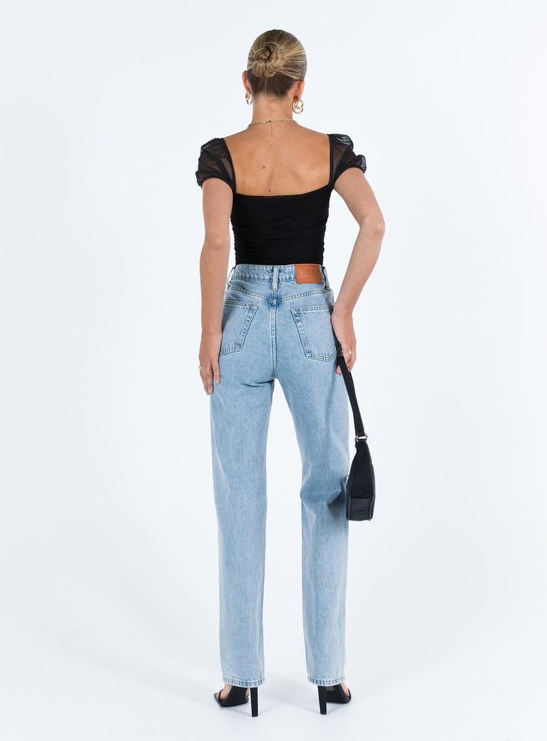 Dostan Bodysuit Black | Princess Polly USA