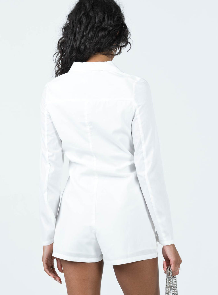 Rommy Romper White