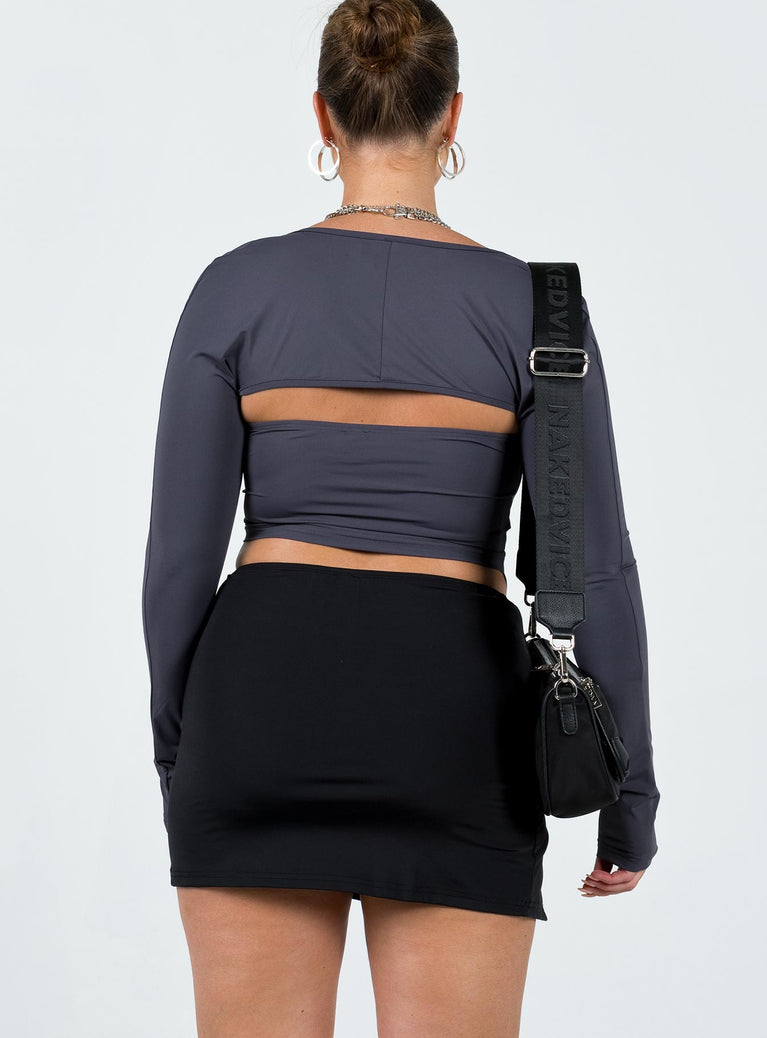 Lowell Mini Skirt Black | Princess Polly USA