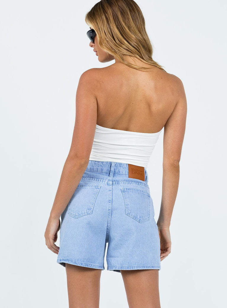 The Swalla Shorts Light Blue | Princess Polly USA