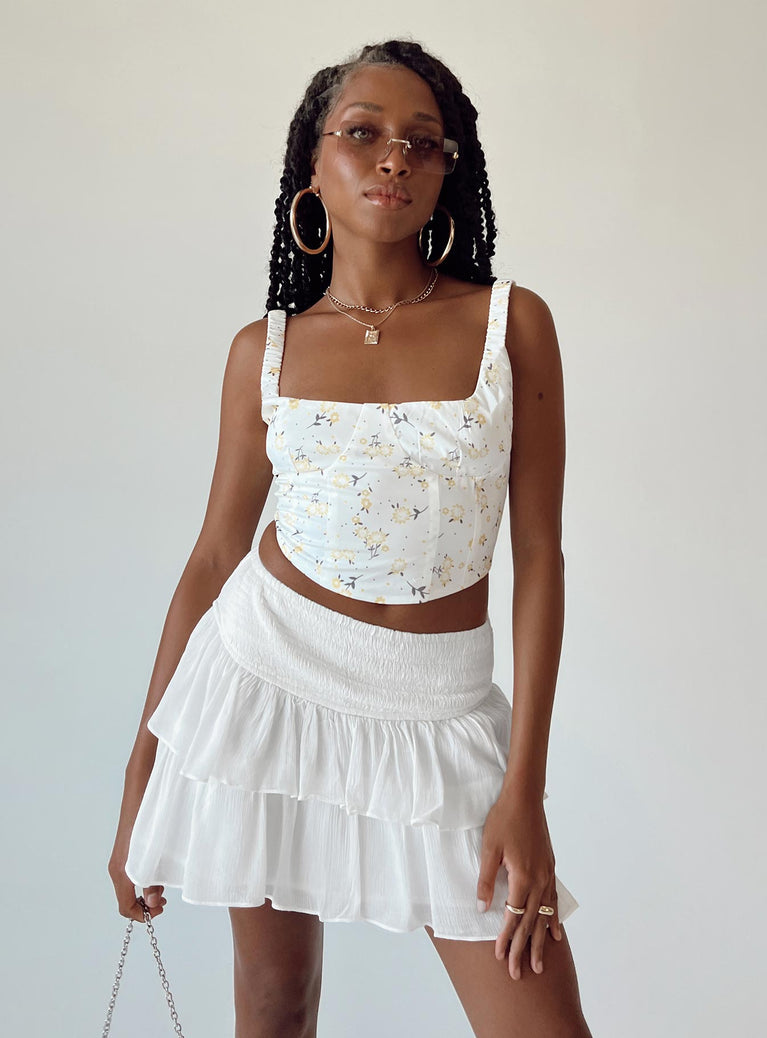 Cosette Top White | Princess Polly USA