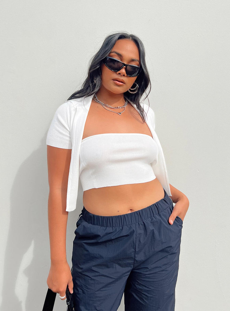 Avah Two Piece Top White | Princess Polly USA